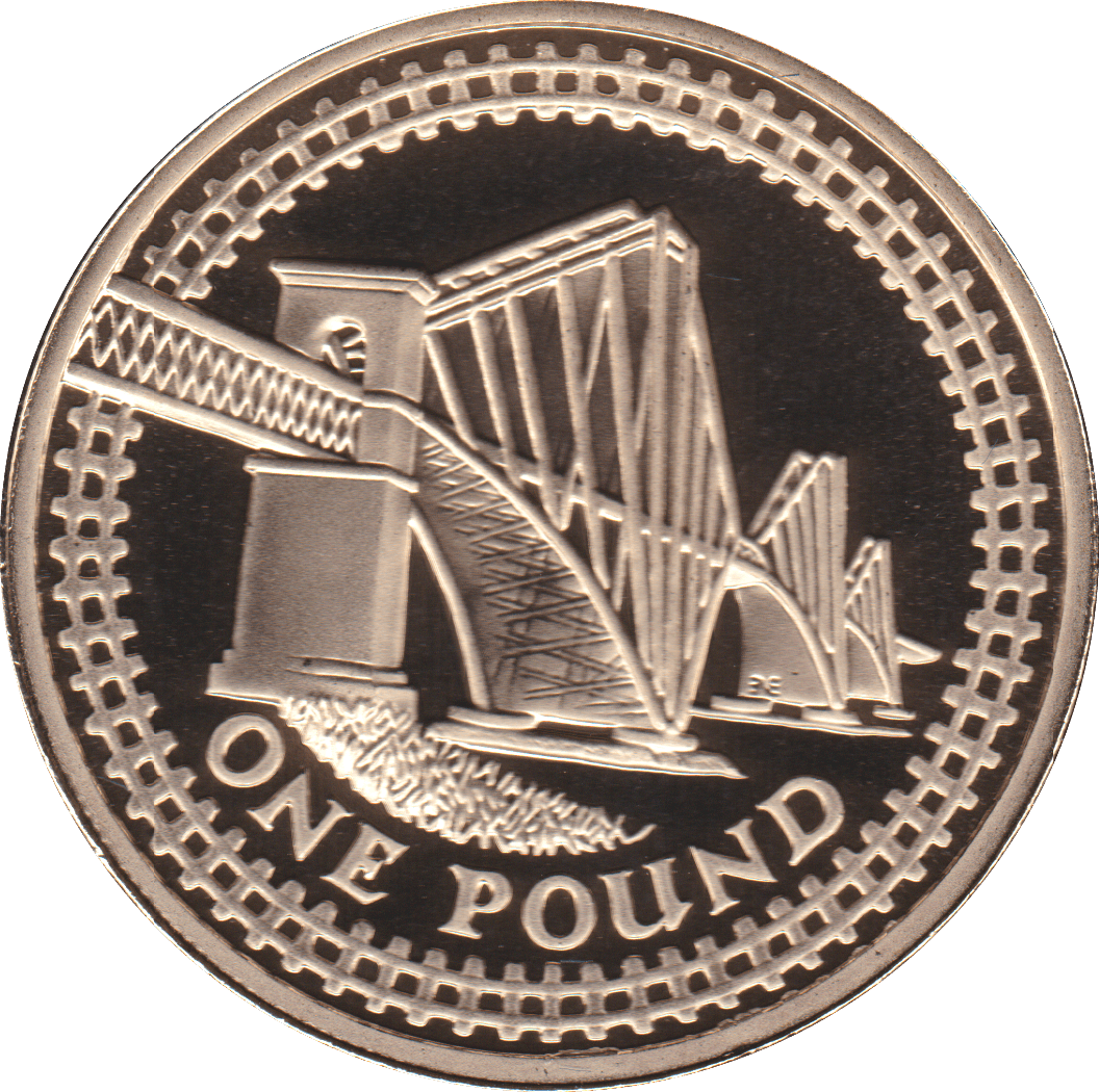 2004 ONE POUND PROOF £1 SCOTLAND FORTH BRIDGE £1 Proof Cambridgeshire ...