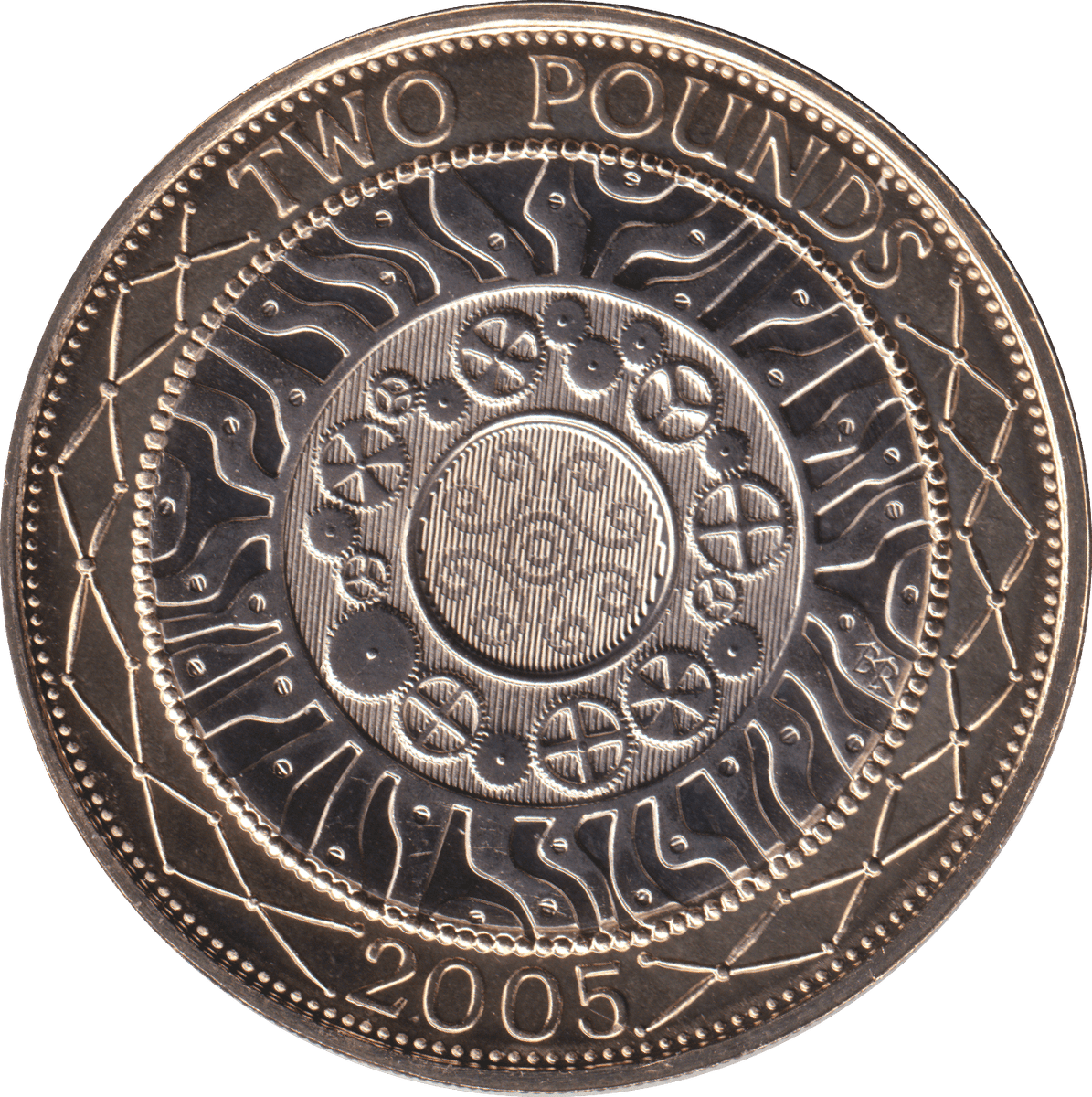 2005 TWO POUND £2 SHOULDER GIANTS BRILLIANT UNCIRCULATED BU £2 BU ...