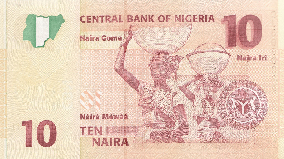 2006 10 NAIRA BANKNOTE NIGERIA REF 1139 World Banknotes Cambridgeshire ...
