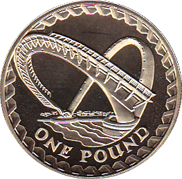 2007 ONE POUND PROOF GATESHEAD MILLENNIUM BRIDGE £1 Proof ...