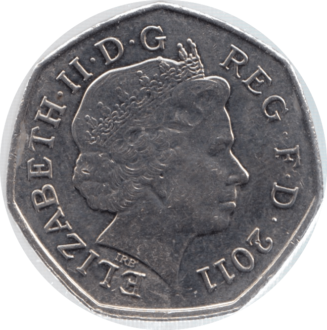 2011 CIRCULATED LONDON OLYMPIC 2012 50p ATHLETICS: HIGH JUMP 50p ...
