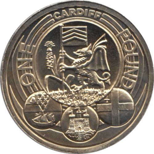 2011 ONE POUND £1 CARDIFF BRILLIANT UNCIRCULATED BU £1 BU ...