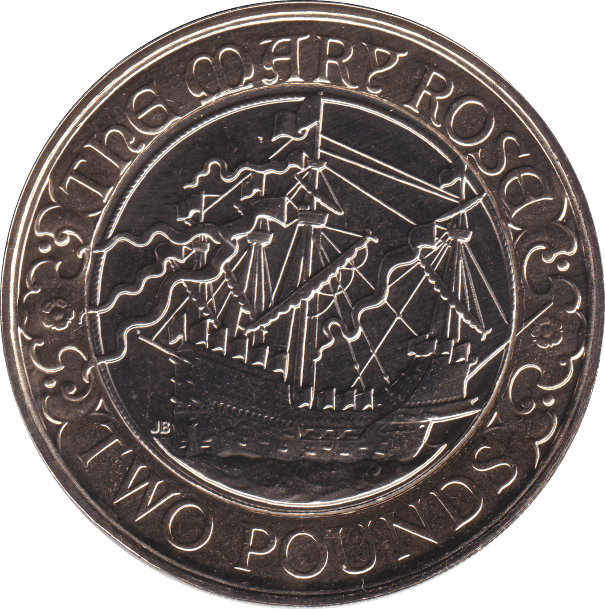 2011 TWO POUND £2 MARY ROSE BRILLIANT UNCIRCULATED BU £2 BU ...