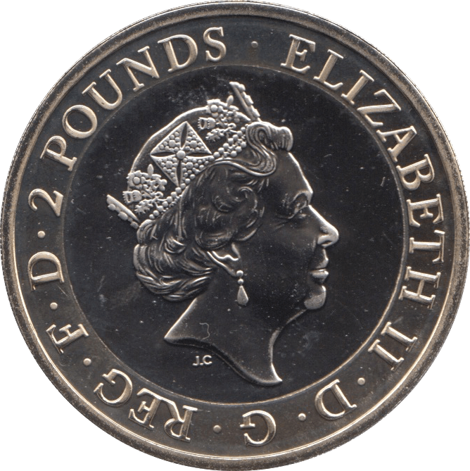 2013 TWO POUND £2 LONDON UNDERGROUND ROUNDEL DESIGN BRILLIANT ...