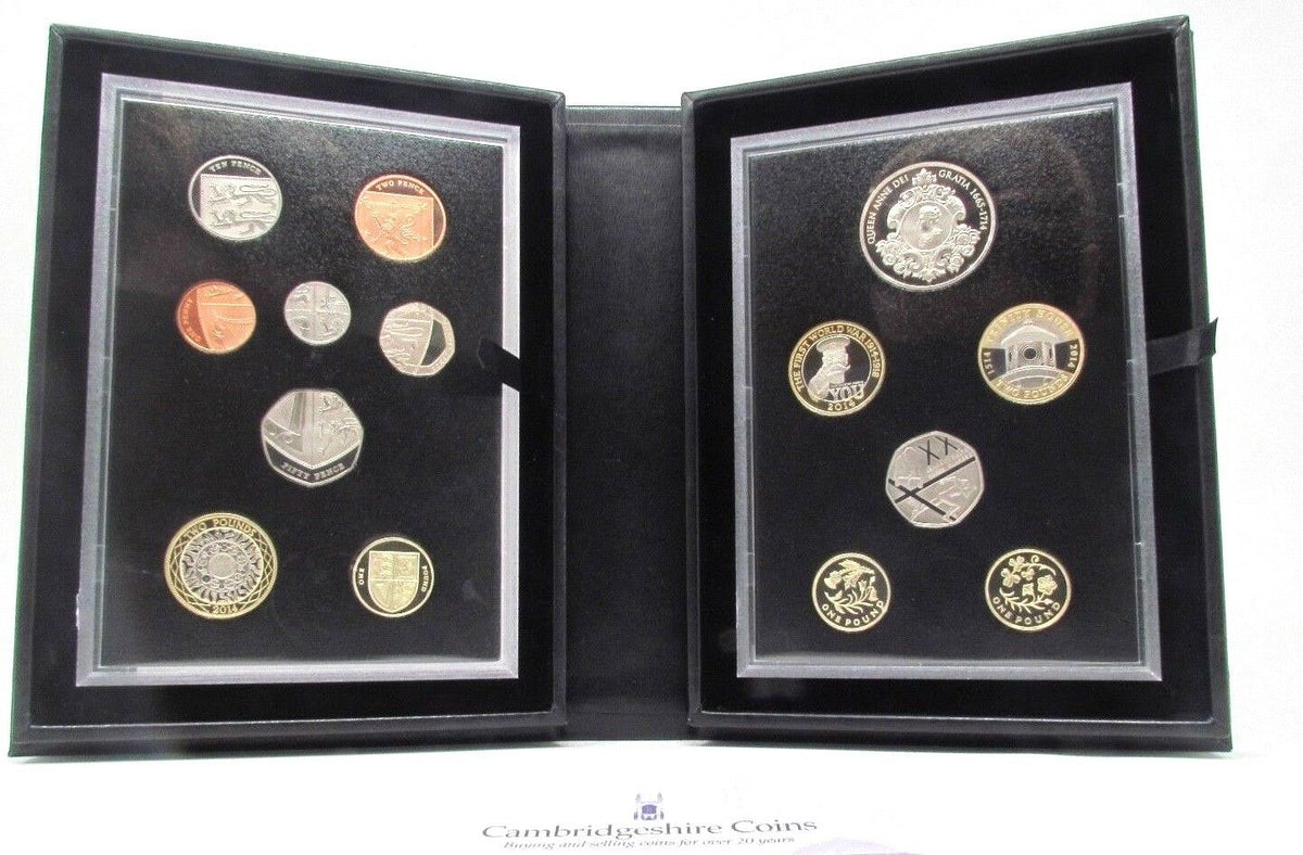 2014 ROYAL MINT COLLECTORS PROOF SET Proof Set Black Cambridgeshire ...