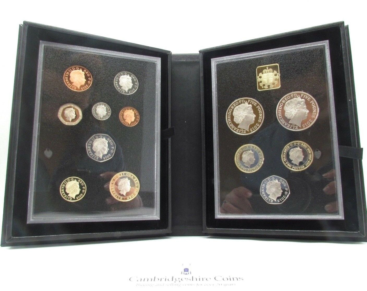 2015 ROYAL MINT COLLECTORS PROOF SET PROOF SET black Cambridgeshire ...