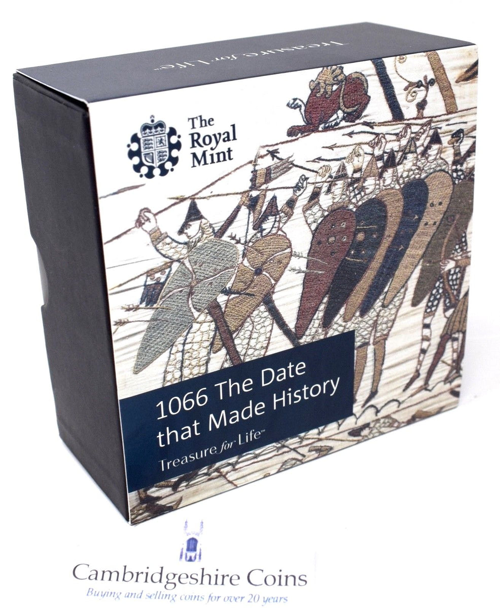 2016 22 Carat Gold Proof 1066 Battle of Hastings 50p Fifty Pence Coin ...