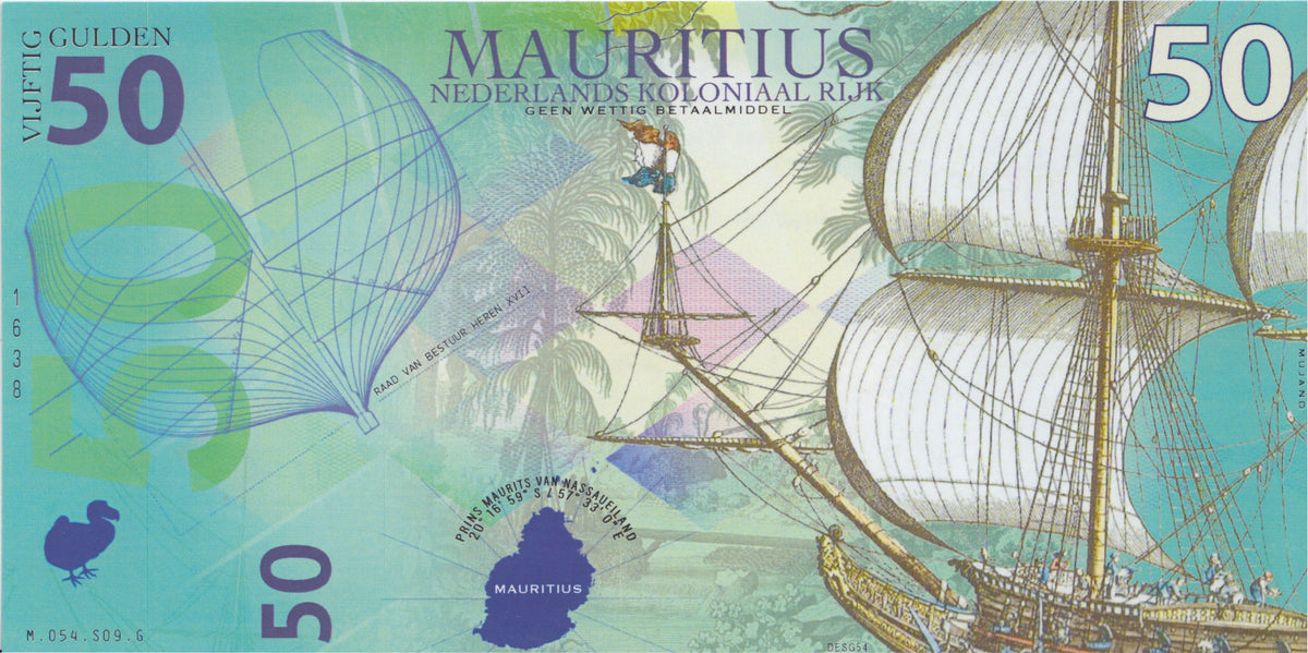 2016 NETHERLANDS-MAURITIUS 50 GULDEN BANKNOTE REF 1517 - Cambridgeshire ...