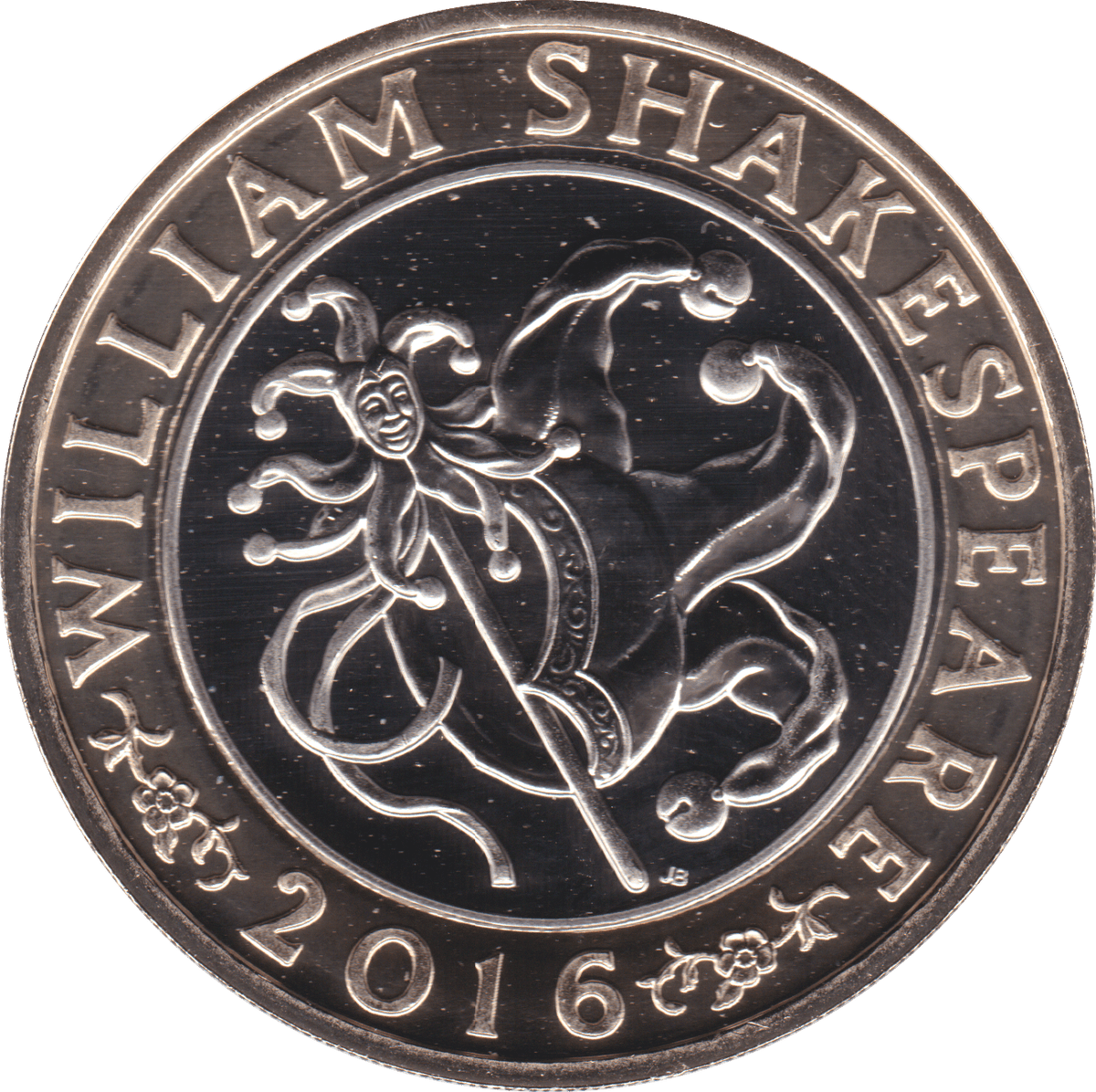 2016 TWO POUND £2 SHAKESPEARE JESTER BRILLIANT UNCIRCULATED BU £2 BU ...