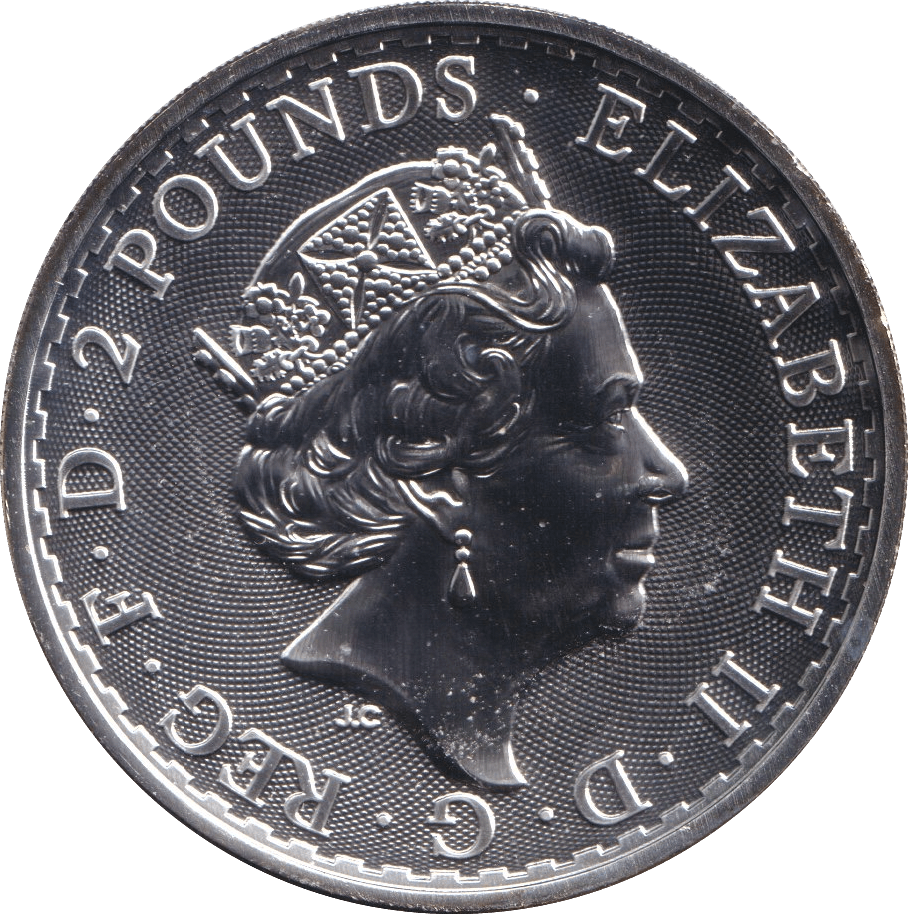 2019 SILVER BRITANNIA ONE OUNCE TWO POUNDS Cambridgeshire Coins ...