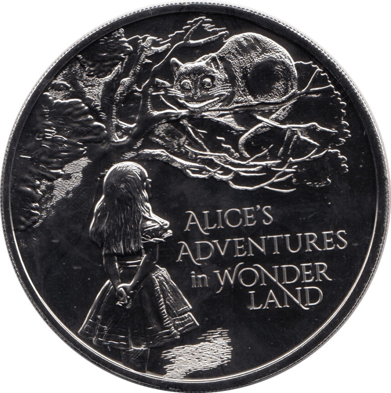 2021 BRILLIANT UNCIRCULATED £5 COIN ALICE IN WONDERLAND BU £5 BU ...