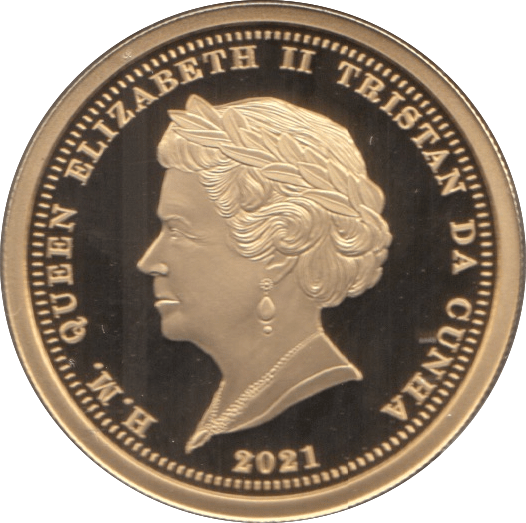 2021 TDC 22CT GOLD PROOF ONE LAUREL Gold World Coins Cambridgeshire ...