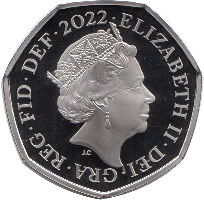 2022 FIFTY PENCE PROOF 50P SHIELD - Cambridgeshire Coins ...