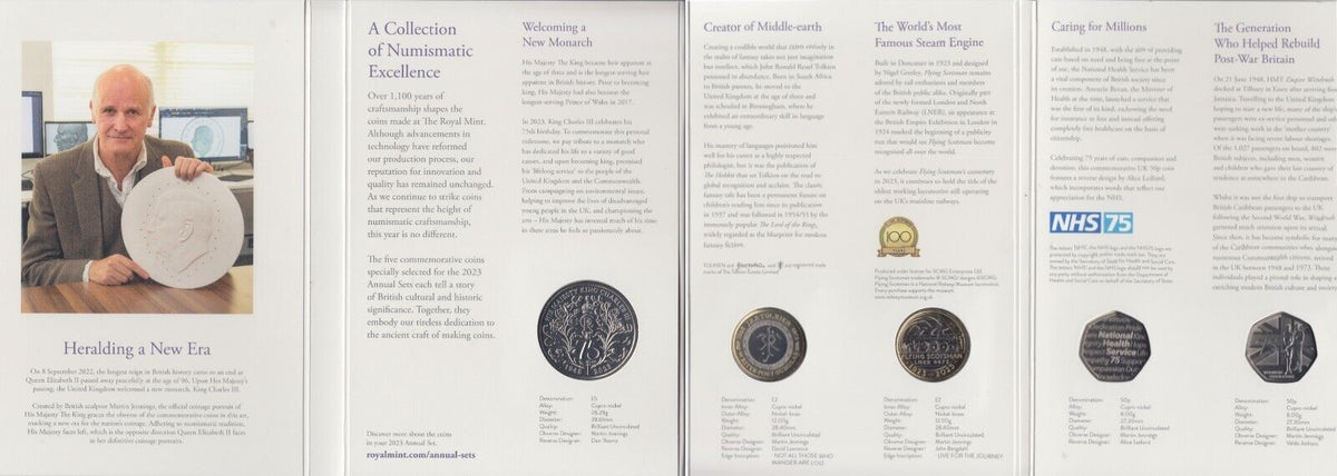2023 BRILLIANT UNCIRCULATED COIN YEAR SET Brilliant Uncirculated Year ...