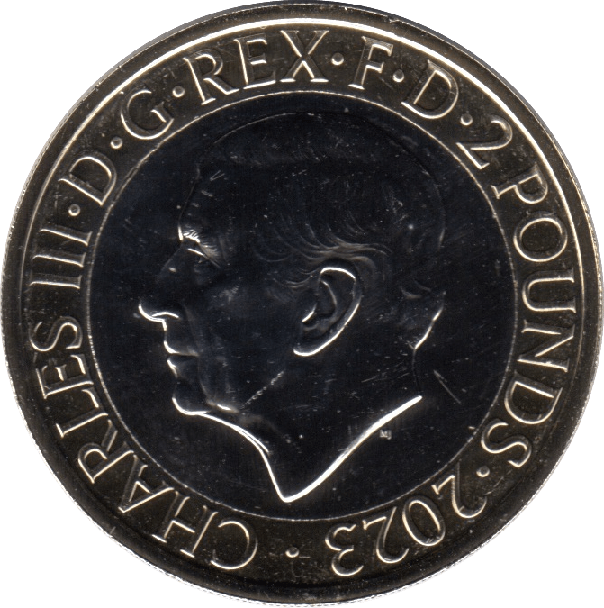 2023 TWO POUND £2 FLYING SCOTSMAN BRILLIANT UNCIRCULATED BU £2 BU ...