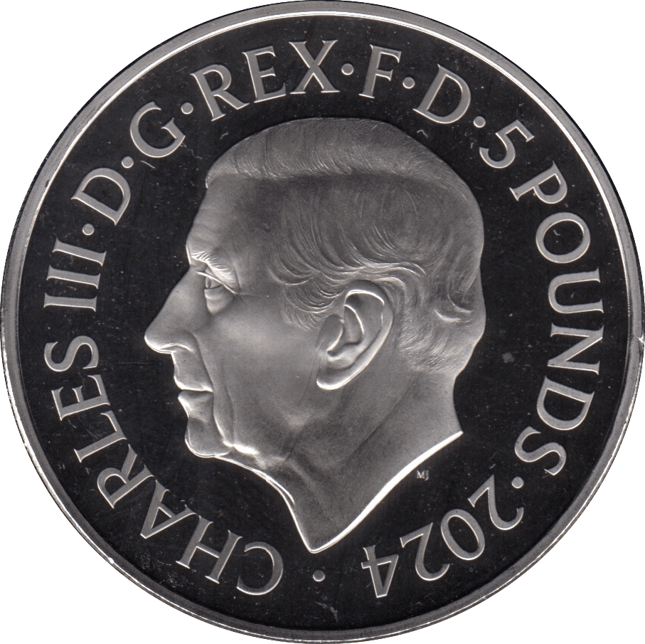 2024 FIVE POUNDS PROOF BUCKINGHAM PALACE KING CHARLES III £5 Proof ...