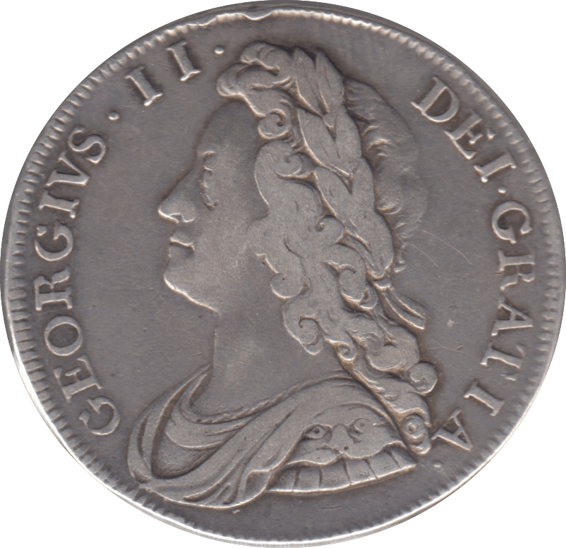 1732 HALFCROWN ( VF ) 2 - Cambridgeshire Coins – Cambridgeshire Coins