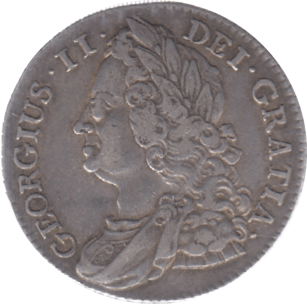 1743 SHILLING ( EF ) - Cambridgeshire Coins – Cambridgeshire Coins