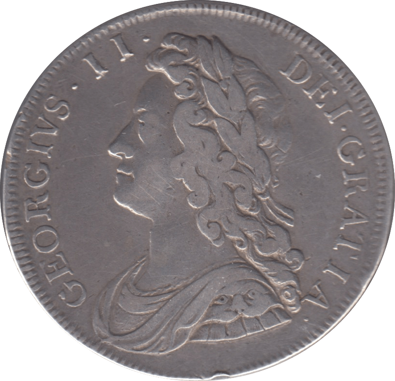 1732 HALFCROWN ( VF ) - Cambridgeshire Coins – Cambridgeshire Coins