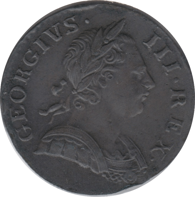 1771 HALFPENNY ( GVF ) 4 - Cambridgeshire Coins – Cambridgeshire Coins