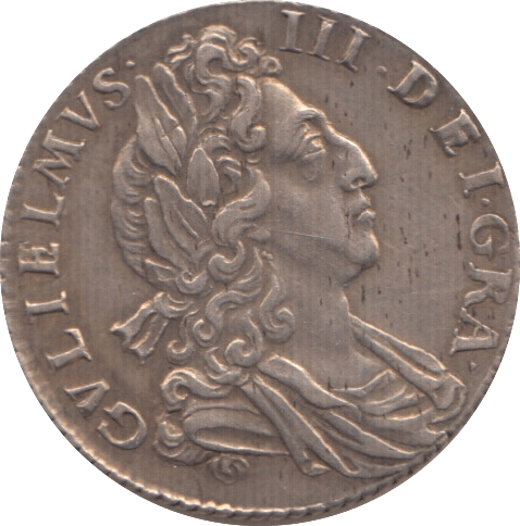 1700 SIXPENCE ( EF ) 4 - Cambridgeshire Coins – Cambridgeshire Coins