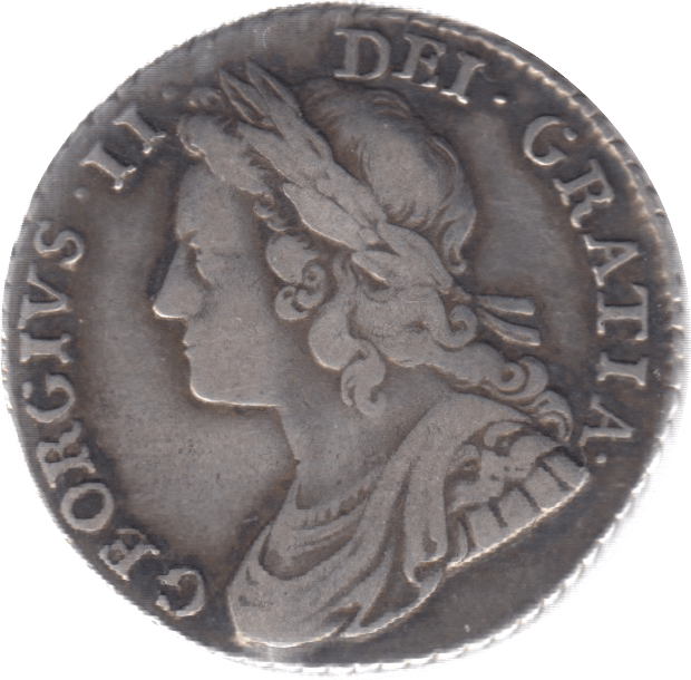 1734 SHILLING ( VF ) - Cambridgeshire Coins – Cambridgeshire Coins