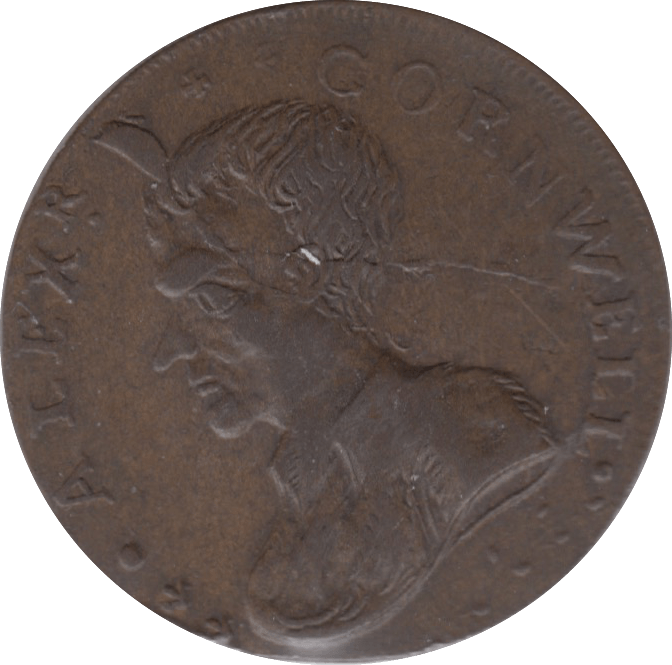 1795 HALFPENNY TOKEN CORK BUST ALEX CORNWELL TRADE SHIELD DH307 ( REF ...