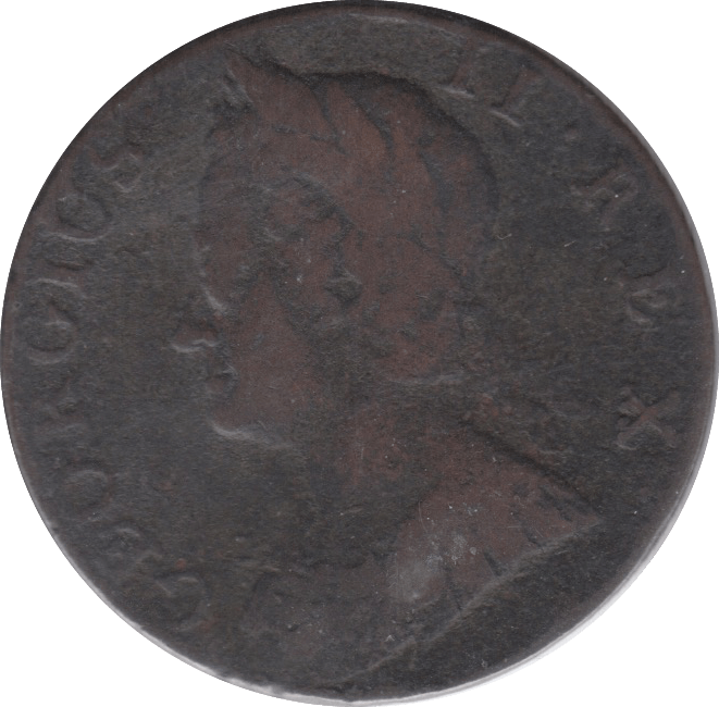 1742 HALFPENNY ( NF ) 14 - Cambridgeshire Coins – Cambridgeshire Coins