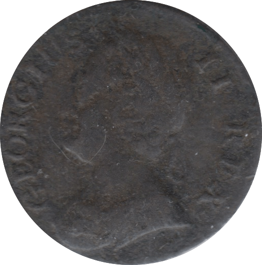 1744 FARTHING ( F ) - Cambridgeshire Coins – Cambridgeshire Coins