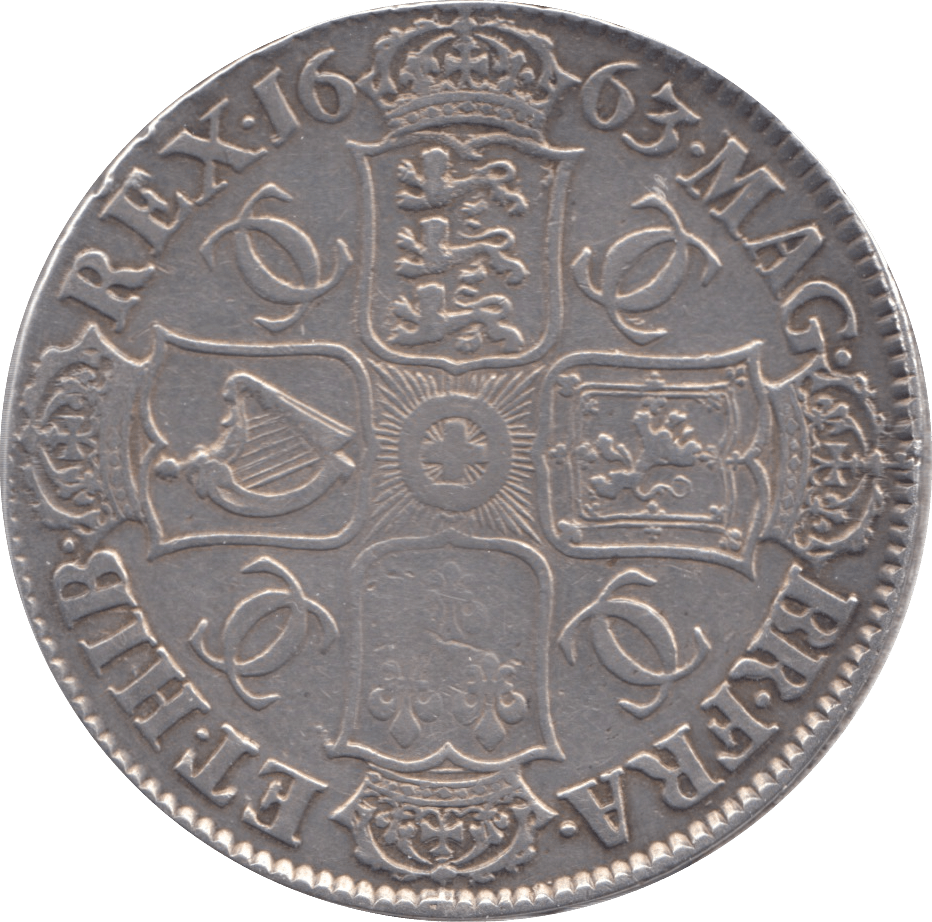 1663 CROWN ( VF ) - Cambridgeshire Coins – Cambridgeshire Coins