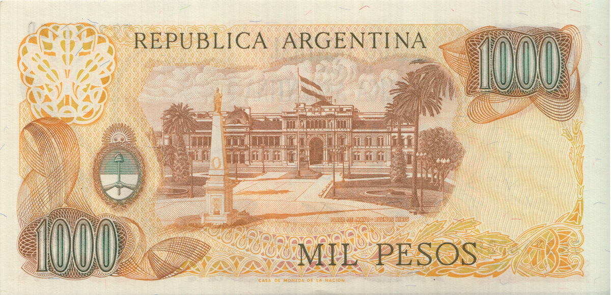 BANK OF ARGENTINA 1000 PESOS BANKNOTE REF 1307 World Banknotes ...