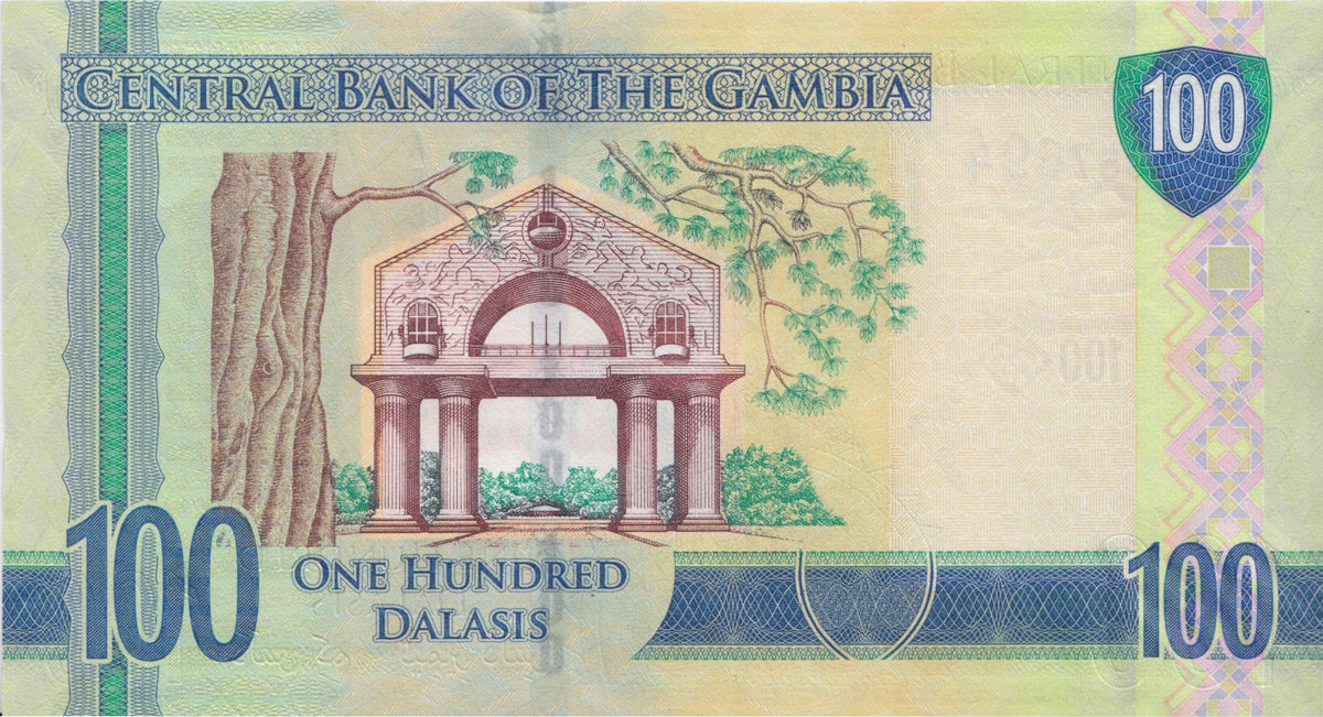 BANK OF GAMBIA ONE 100 DALASIS BANKNOTE REF 1515 - Cambridgeshire Coins ...