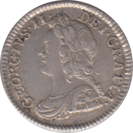 1743 MAUNDY TWOPENCE ( GVF ) - Cambridgeshire Coins – Cambridgeshire Coins