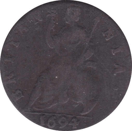 1694 FARTHING ( GF ) - Cambridgeshire Coins – Cambridgeshire Coins