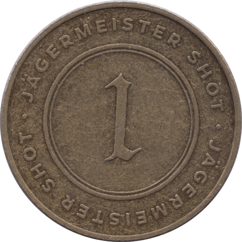 JAGERMEISTER SINGLE SHOT TOKEN PENNY TOKEN Cambridgeshire Coins ...