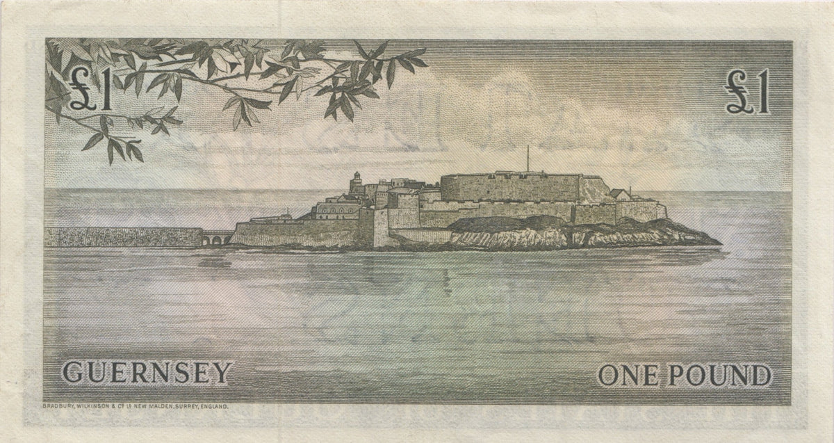 ONE POUND GUERNSEY BANKNOTE REF 166 £1 BANKNOTE Cambridgeshire Coins ...