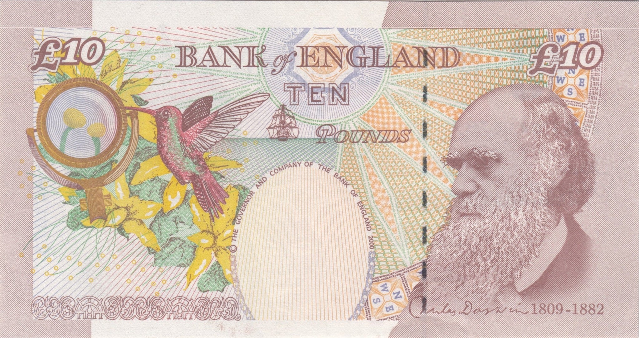 TEN POUNDS BANKNOTE CHRIS SALMON REF £10-38 £50 Banknotes ...
