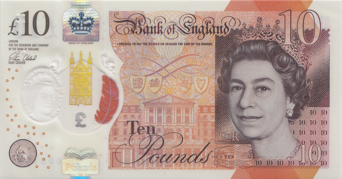 TEN POUNDS BANKNOTE CLELAND REF £10-38 £10 Banknotes Cambridgeshire ...
