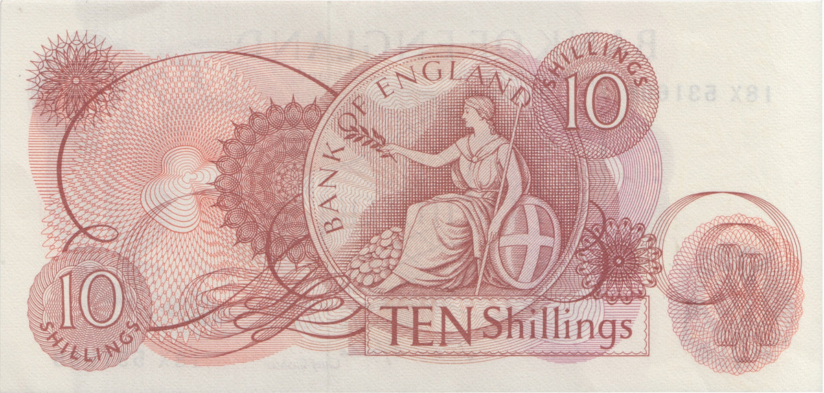 TEN SHILLINGS BANKNOTE FORDE REF SHILL-22 10 Shillings Banknotes ...