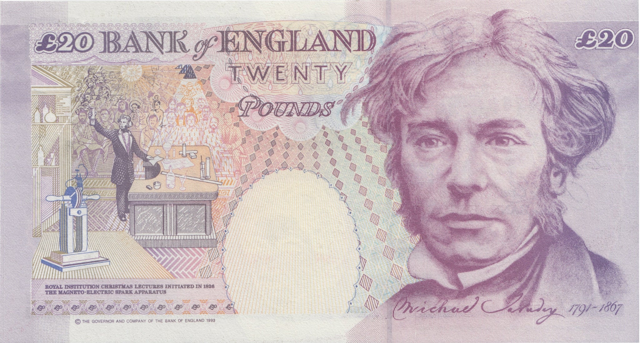 TWENTY POUNDS BANKNOTE KENTFIELD REF £20-9 £20 Banknotes Cambridgeshire ...
