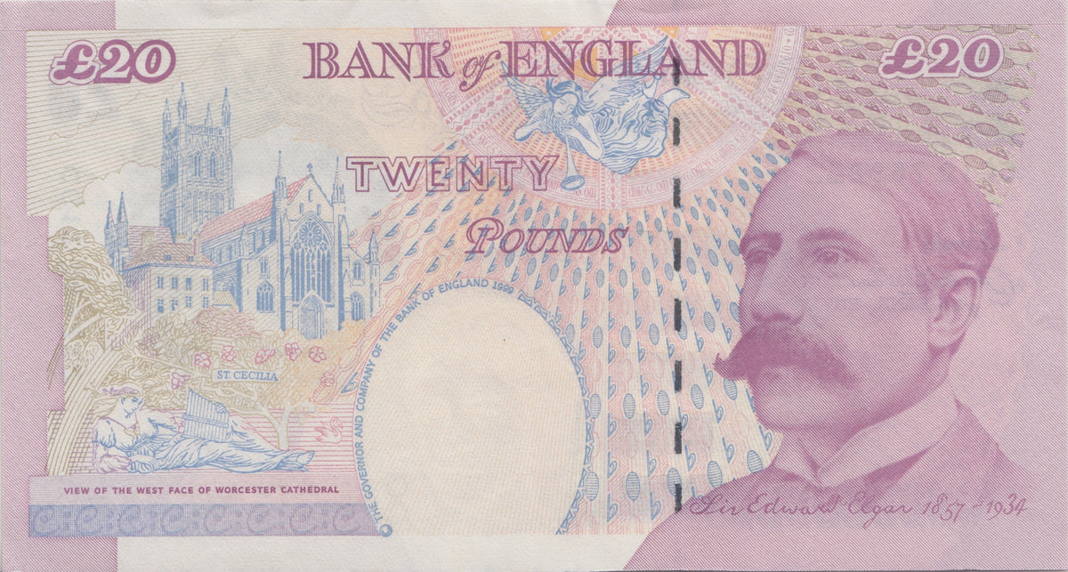 TWENTY POUNDS BANKNOTE LOWTHER REF £20-18 £20 Banknotes Cambridgeshire ...